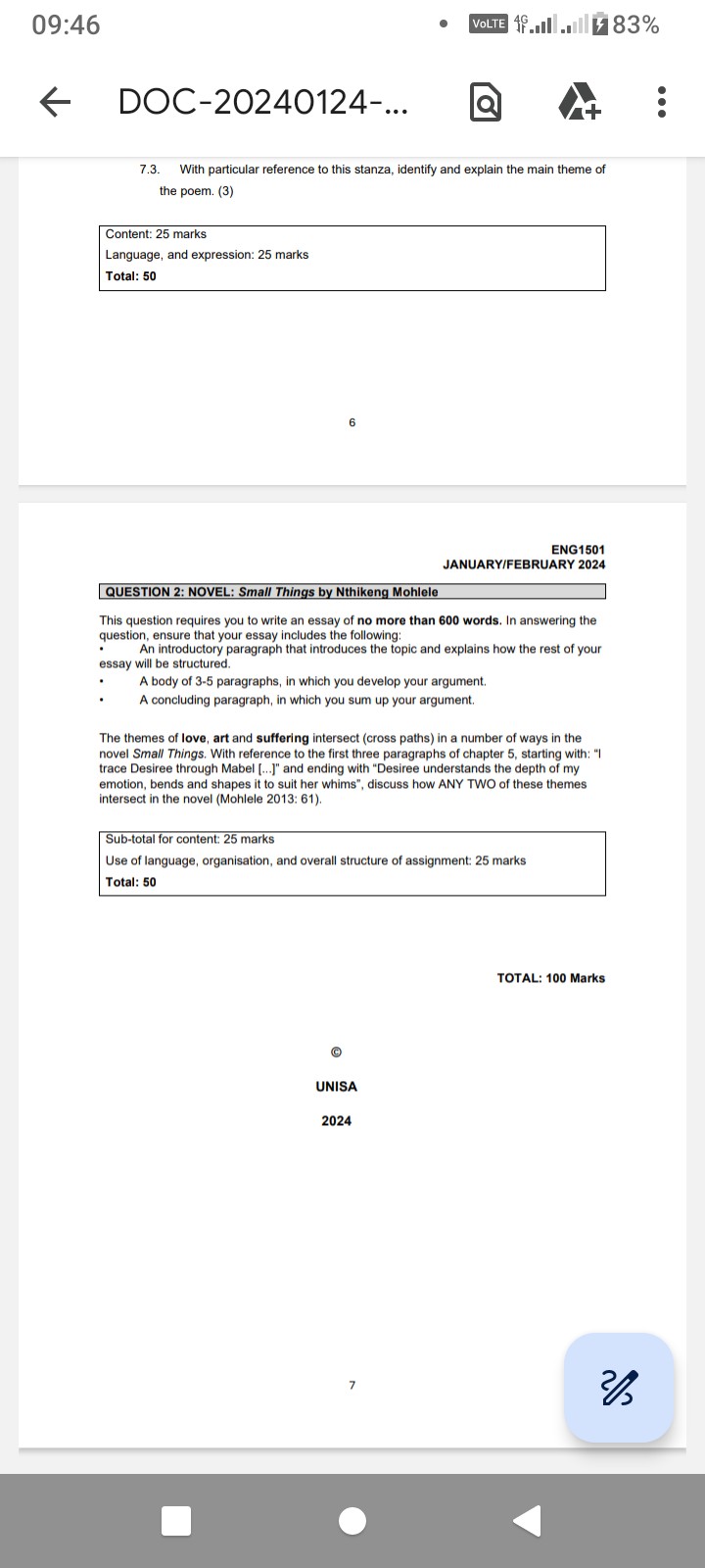 SOLVED: 09:46 ← DOC-20240124-... 7.3. With particular reference to this ...