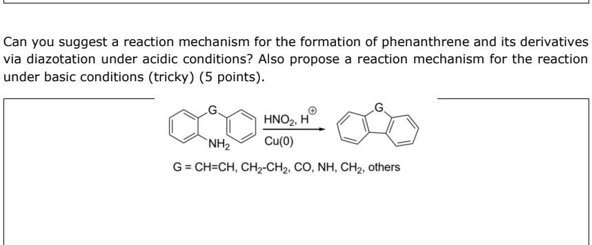 SOLVED: Can you suggest a reaction mechanism for the formation of ...