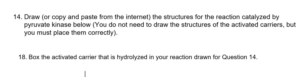 SOLVED:14. Draw (or copy and paste from the internet) the structures ...
