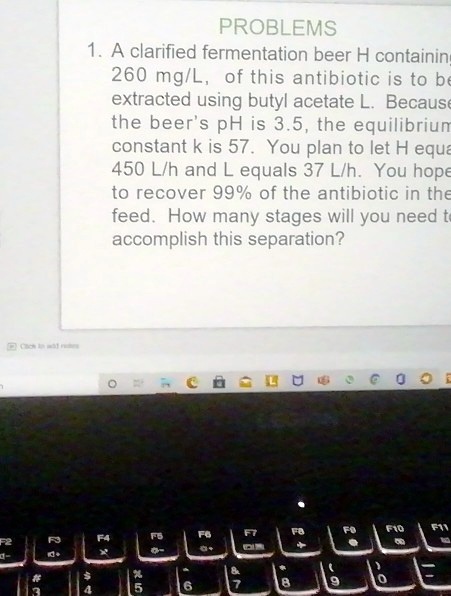 problems a clarified fermentation beer h containing 260 mgl of this ...