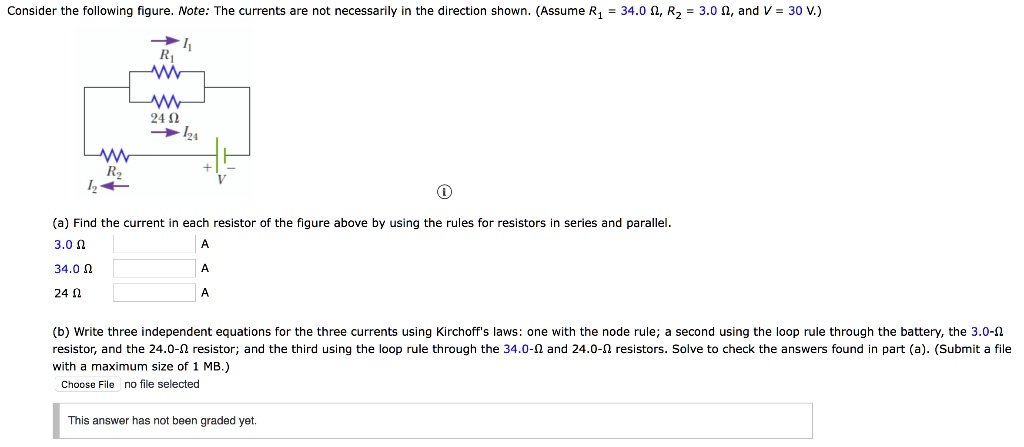 consider the following figure note the currents are not necessarily in the direction shown ...