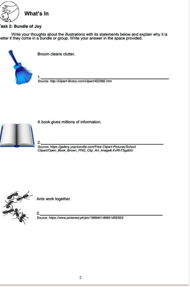 SOLVED: Task 2: Bundle of Joy Write your thoughts about the ...