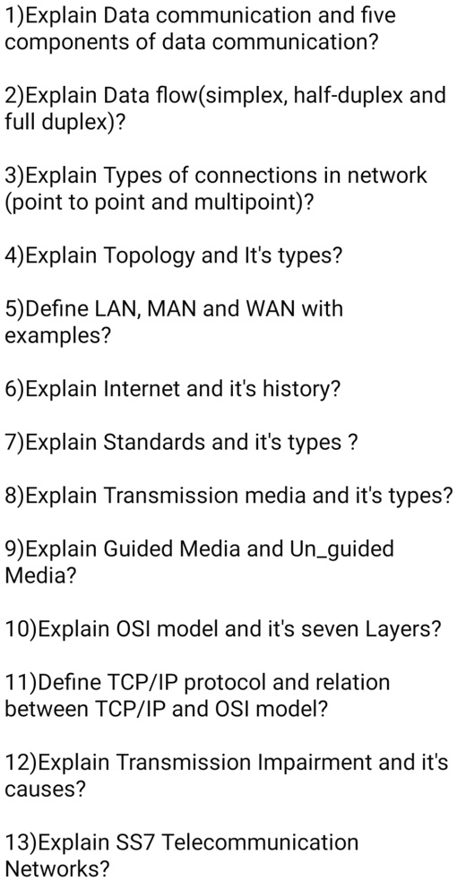 tutor from pakistan 1explain data communication and five components of data communication ...