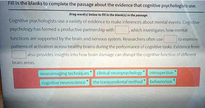 [GET ANSWER] Fill in the blanks to complete the passage about the ...