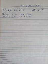 SOLVED: Golume 0.SC: of C. CO4-5.9 mL sinlutu 5.0 m in =19 mL