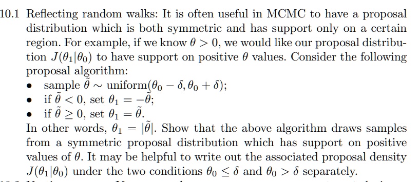 101 reflecting random walks it is often useful in mcmc to have proposal ...