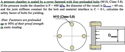 SOLVED: A. pressure If the pressure inside the chamber is P = 400 kPa ...