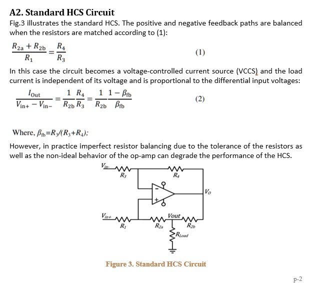 A2. Standard HCS Circuit Fig.3 illustrates the standard HCS. The ...