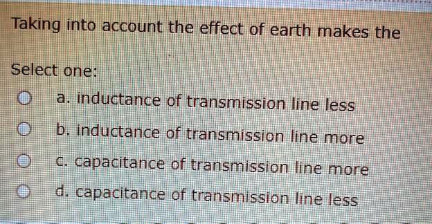 Taking into account the effect of earth makes the Select...