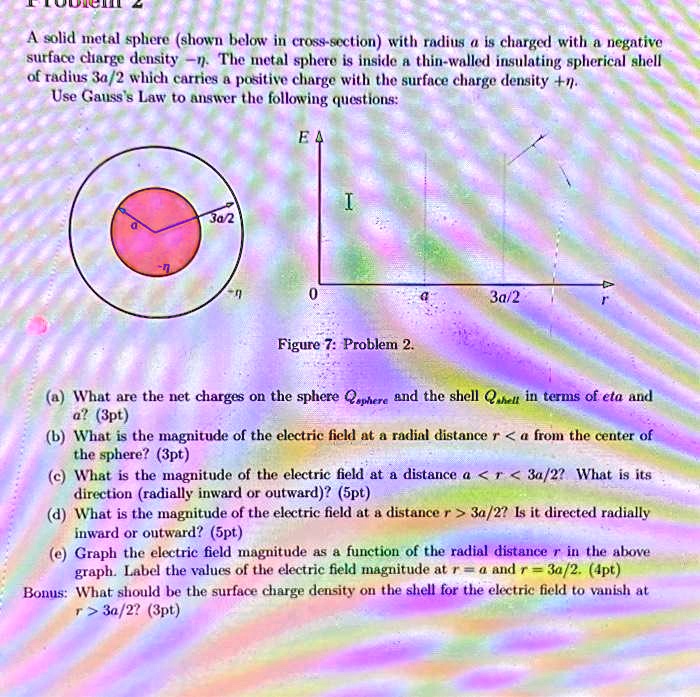 SOLVED: A solid metal sphere (shown below in cross-section with radius ...