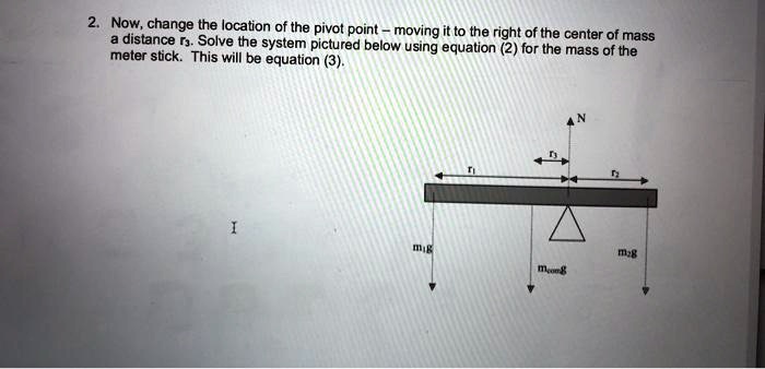 SOLVED: Now, change the location of the pivot point distance by moving ...