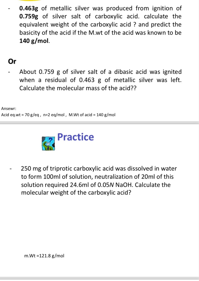 0.463g of metallic silver was produced from ignition of 0.759g of ...
