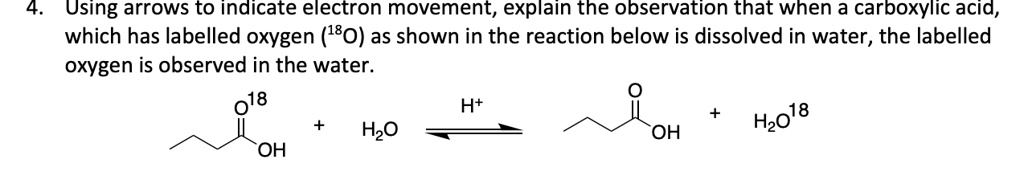 [GET ANSWER] 4. Using arrows to indicate electron movement, explain the ...