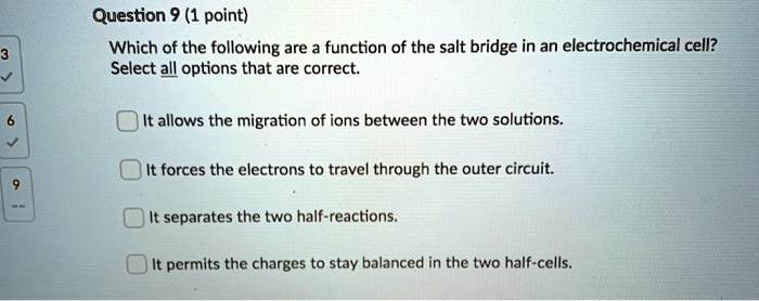 SOLVED: Question 9 (1 point) Which of the following are function of the ...