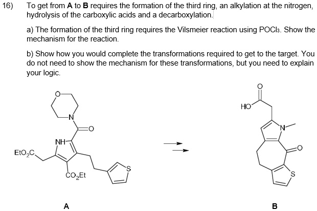 SOLVED: To get from A to B requires the formation of the third ring ...