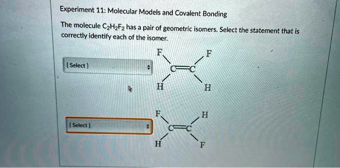 experiment 11 molecular models ad covalent bonding the molecule czhzfz ...