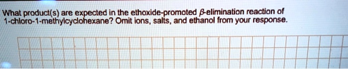 SOLVED: What product(s) are duned) acedonected in the ethoxide-promoted ...