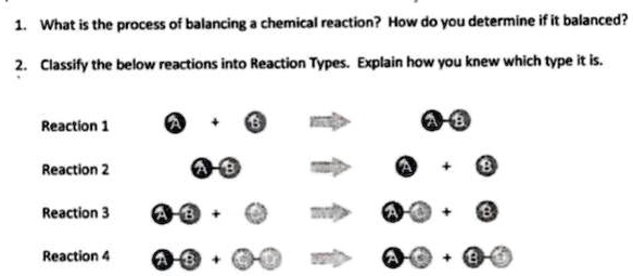 what is the process of balancing chemical reaction how do vou determine ...