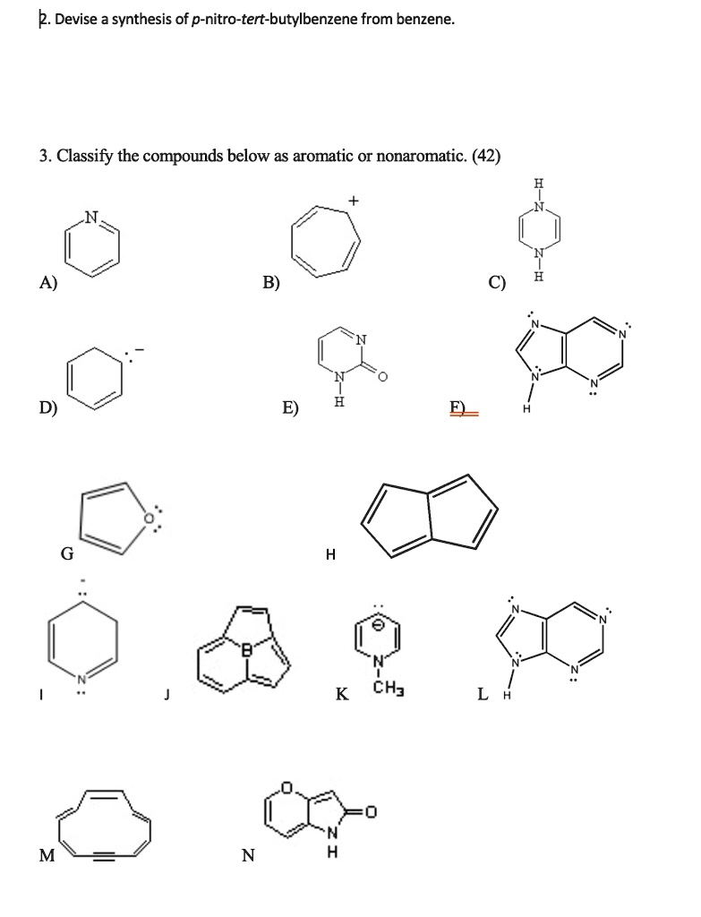 SOLVED: p. Devise synthesis of p-nitro-tert-butylbenzene from benzene 3 ...