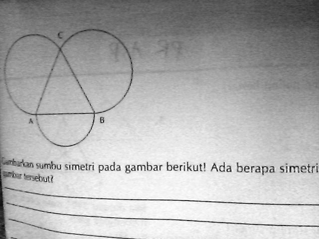 SOLVED: Gambarkan sumbu simetri pada gambar berikut!Ada berapa simetri ...
