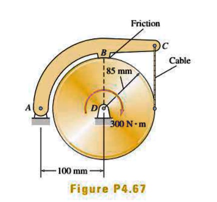SOLVED: (a) Draw the free-body diagrams for the entire assembly (or ...