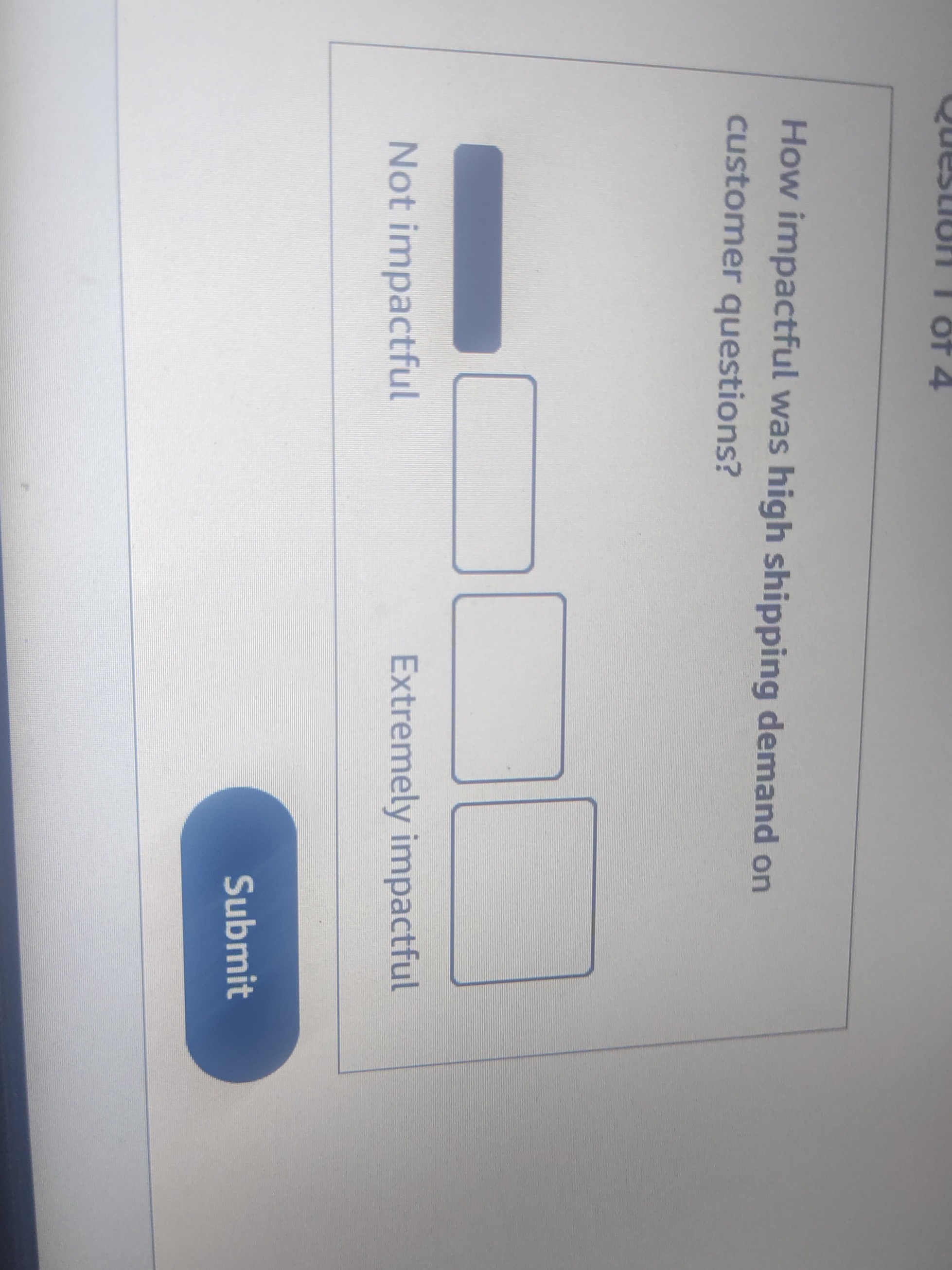 How impactful was high shipping demand on customer questions? Not ...
