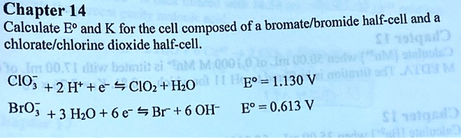 VIDEO solution: Chapter 14: Calculate Eo and K for the cell composed of ...
