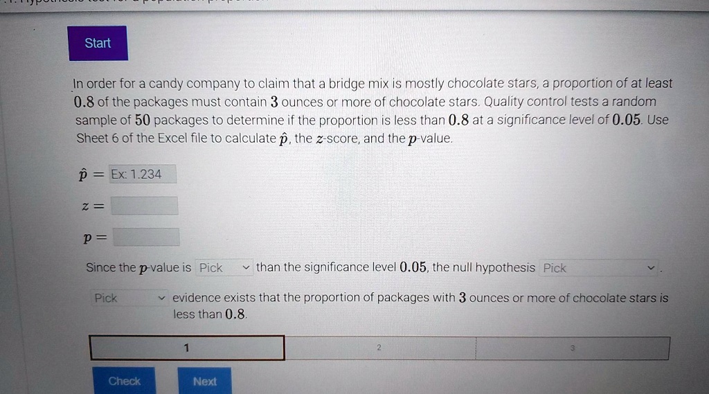 In order for a candy company to claim that a bridge mix is mostly ...