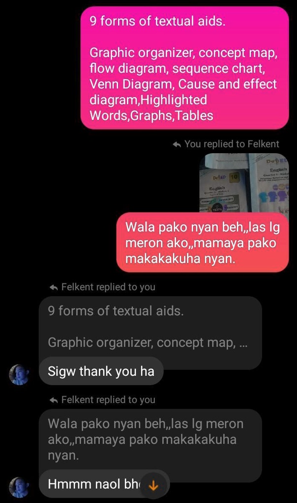 need help on your modulespm meericka ramos on epbikung di po kayo ...