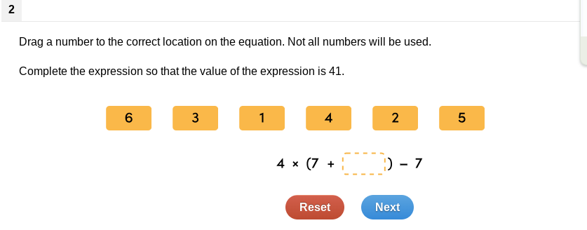Solved 2 Drag A Number To The Correct Location On The Equation Not