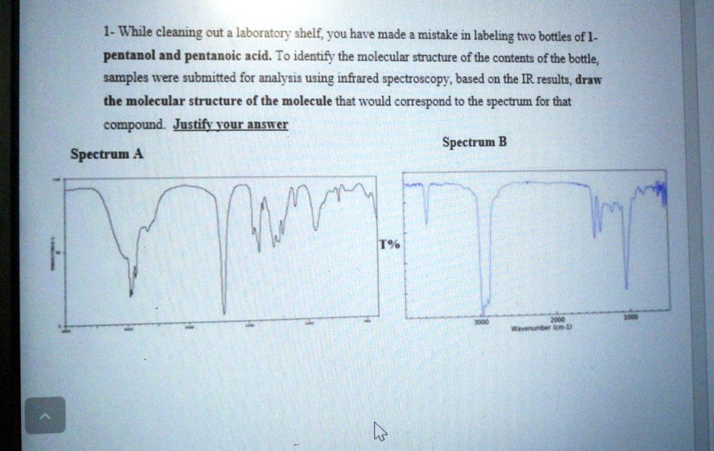 SOLVED: While cleaning out the laboratory shelf, you have made a ...