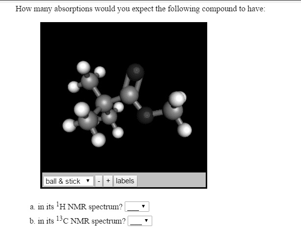 how many absorptions would you expect the following compound to have in ... how many absorptions would you expect the following compound to have in ...