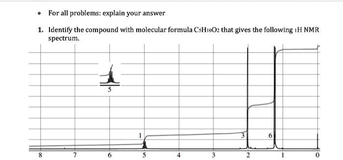 SOLVED: For all problems: explain your answer Identify the compound ...
