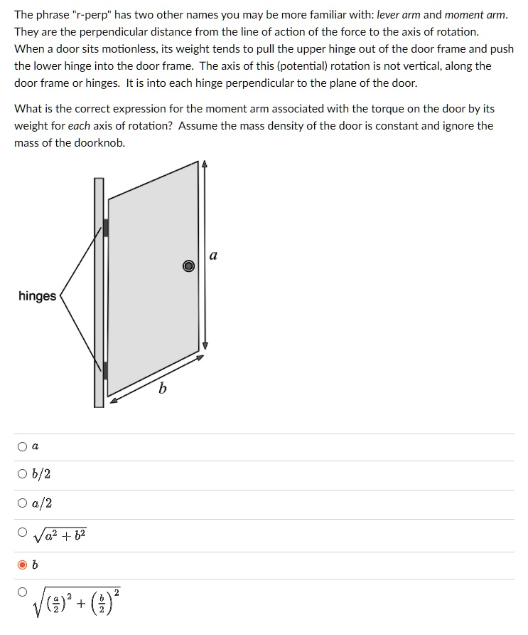 SOLVED: The phrase r-perp has two other names you may be more familiar ...