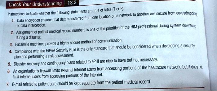 SOLVED: Check Your Understanding 13.3 or data interception. during a ...