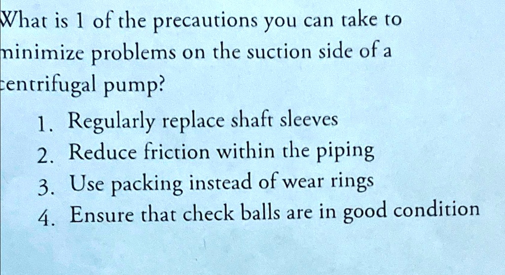 What is 1 of the precautions you can take to minimize problems on the ...