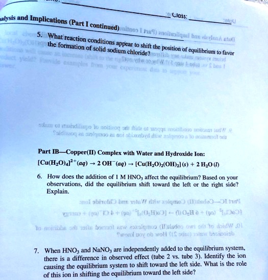 SOLVED: ulysis and Closs: Implications = (Part [ continued) aiom Ne9 ...