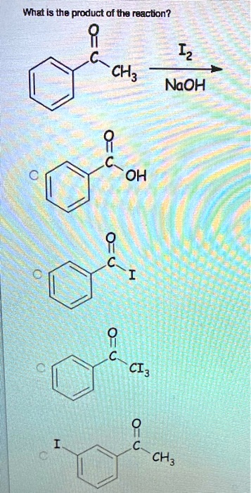 VIDEO solution: What is the product of tha reaction? I2 NaOH OH CH3 CH3