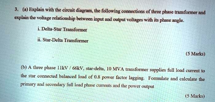 SOLVED: 3.a Explain with the circuit diagram, the following connections ...