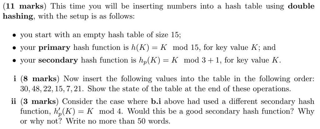 SOLVED: Provide brief explanation for part ii please. How is it ...