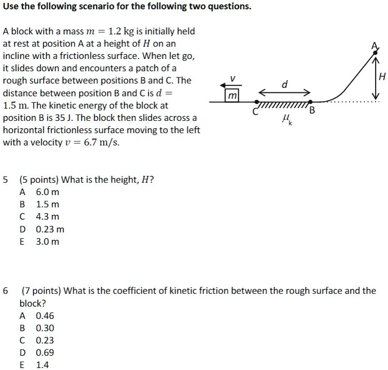 SOLVED: Use the following scenario for the following two questions A ...