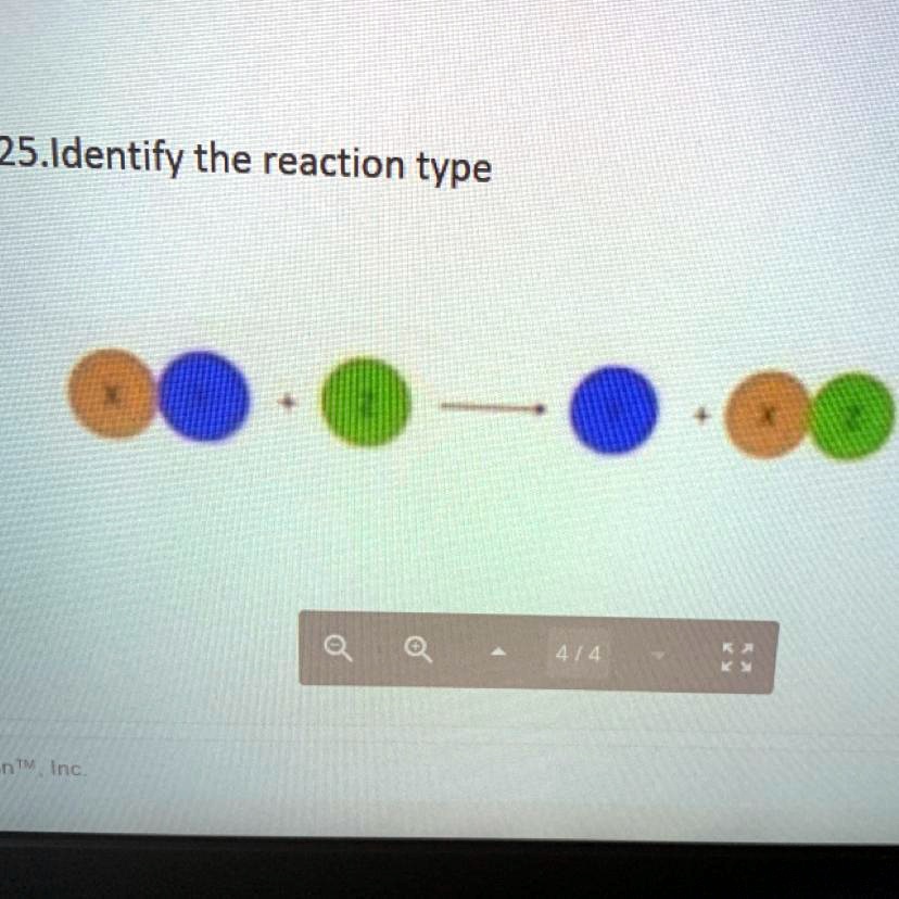 25. Identify the reaction type