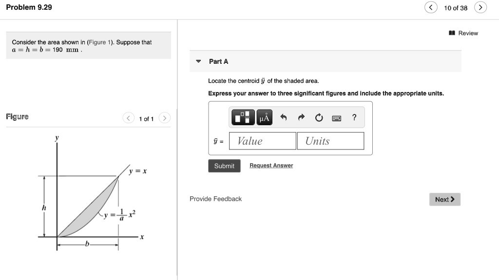 [GET ANSWER] Problem 9.29 Consider the area shown in (Figure 1 ...