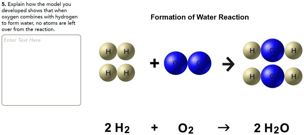 SOLVED: 'Explain how the model you developed shows that when oxygen ...