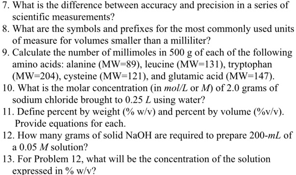 VIDEO solution: 7. What is the difference between accuracy and ...