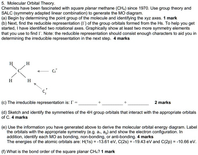 molecular orbital theory chemists have been fascinated with square ...