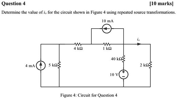 SOLVED: Texts: Solve this question in a step-by-step process. Question 4 [10 marks] Determine ...