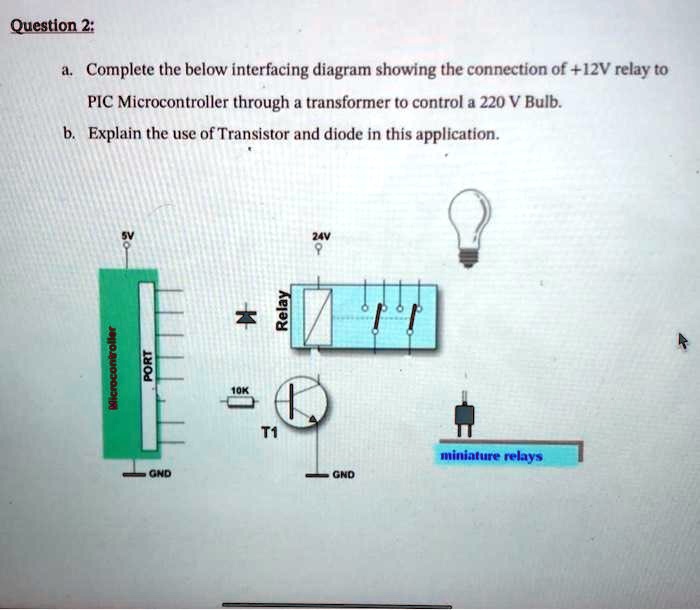 question2 a complete the below interfacing diagram showing the ...