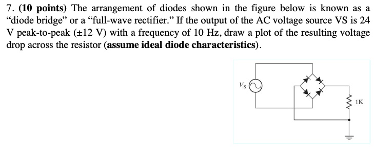 SOLVED: The arrangement of diodes shown in the figure below is known as ...