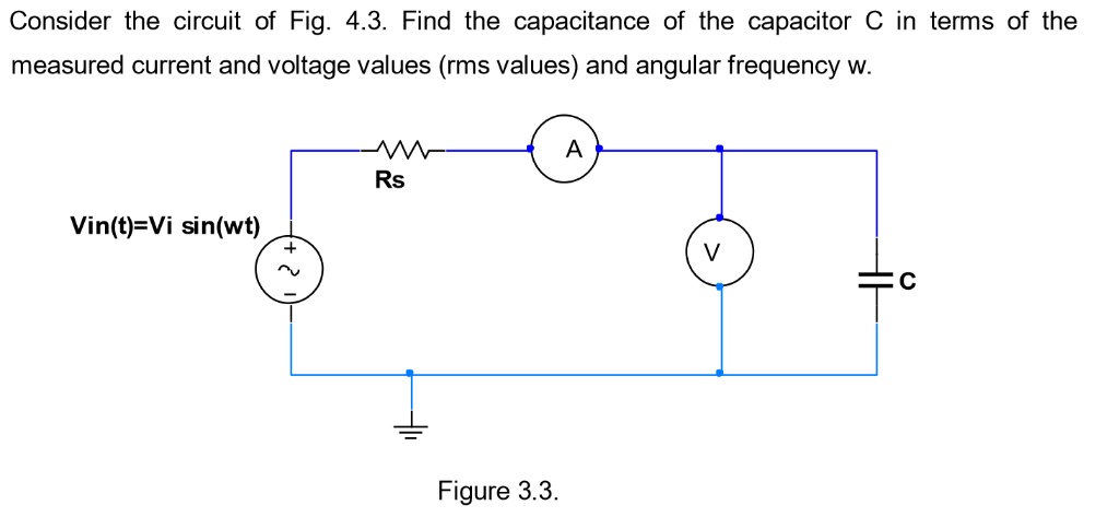 Consider the circuit of Fig. 4.3. Find the capacitance of the capacitor C in terms of the ...